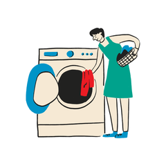 Washing machine: functions and cycles | Mapulary.com